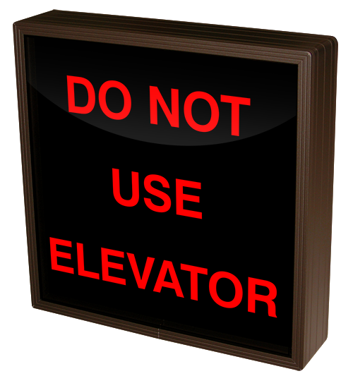 38765 SBL1212R D593 DO NOT USE ELEVATOR LED Signs Workplace Safety 38765 SBL1212R D593 DO NOT USE ELEVATOR LED Signs Workplace Safety