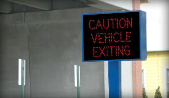 LED Parking Caution Alert Signs | Parking Safety Signs | LED Warning ...