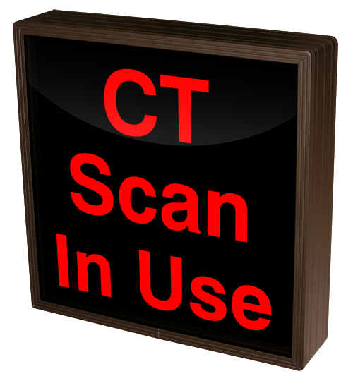 38671 (SBL1212R-A972/120-277VAC) CT Scan In Use (120-277 VAC) LED Sign ...