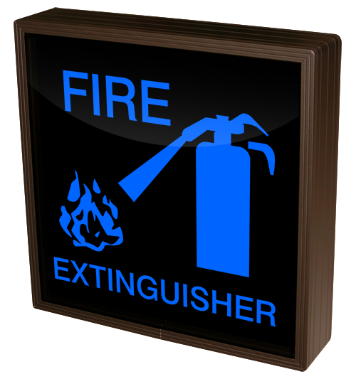 38759 (SBL1212B-C896/120-277VAC) FIRE EXTINGUISHER w/FIRE EXTINGUISHER ...