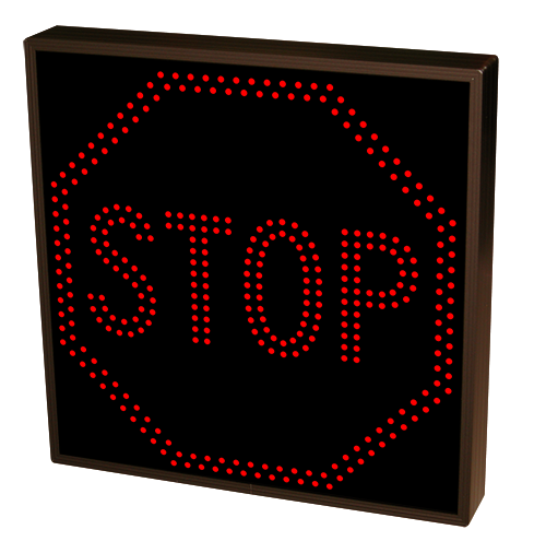 5486 (TCL1818R-867) STOP LED Sign | Workplace Safety and Warning ...